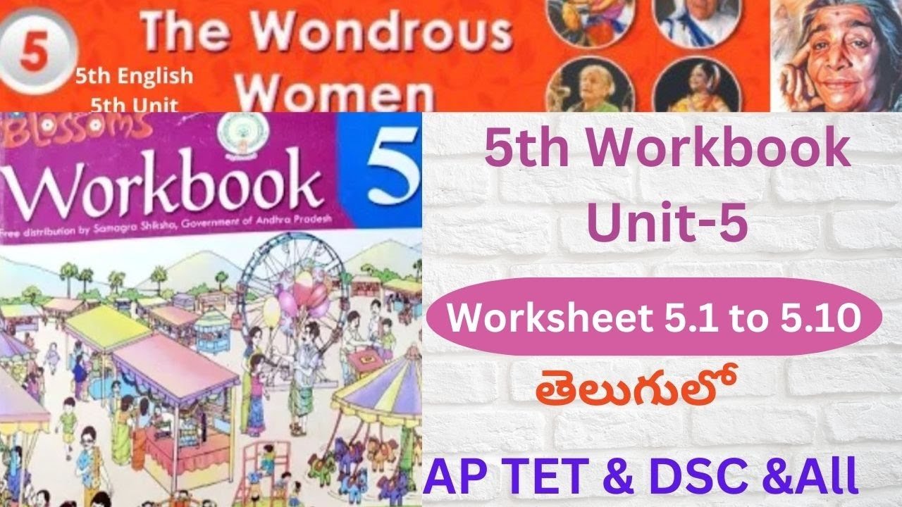 5th English Workbook Unit 5 The Wondrous Women Worksheet 5 1 To 5 5th-english-workbook-unit-5-the-wondrous-women-worksheet-5-1-to-5