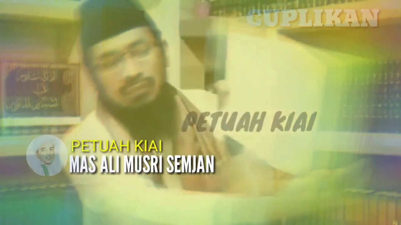 Begini Penjelasan Ayat Mutasyabbiat. Versi KH Idrus Ramli. Menjawab Ali ...