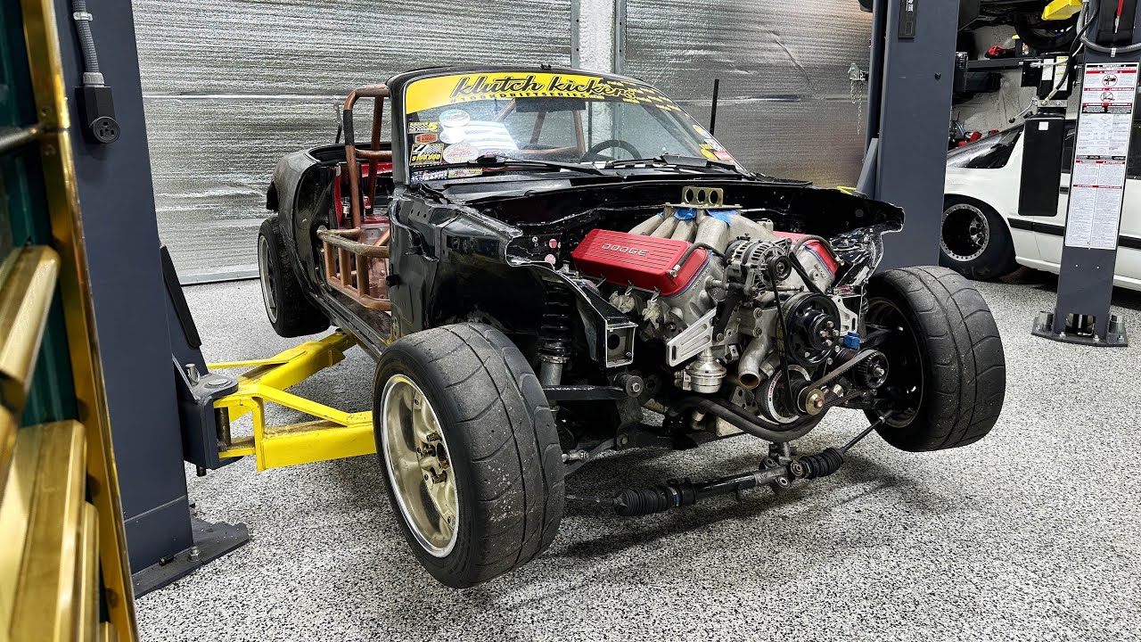 NASCAR swapped Miata build begins. by cutting it all apart - YouTube