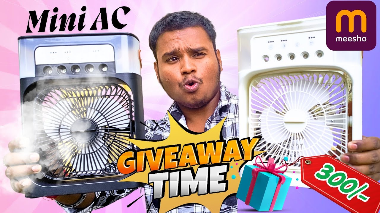 Best Mini Cooler Fan Giveaway 🔥 Best Mini AC Double Fan Mini AC🥶 ...
