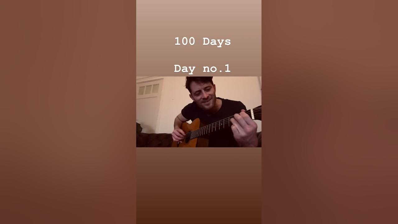 DAY #1 100 Days guitar challenge! - YouTube