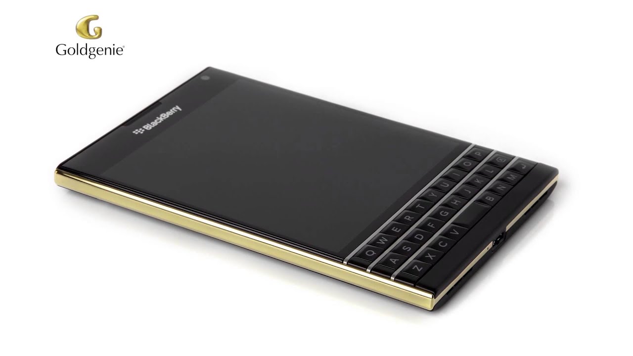 24k Gold Blackberry Passport Review - YouTube