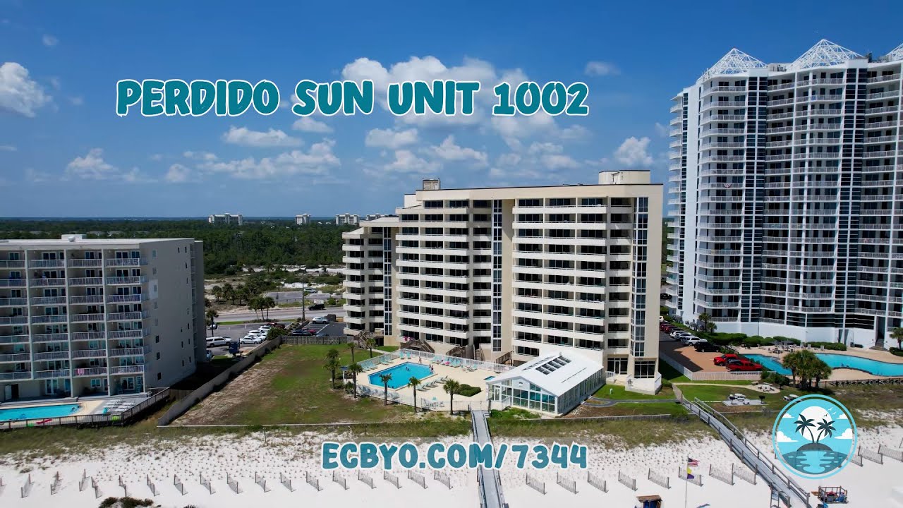 Perdido Sun Unit 1002 Perdido Key Florida ECBYO - YouTube
