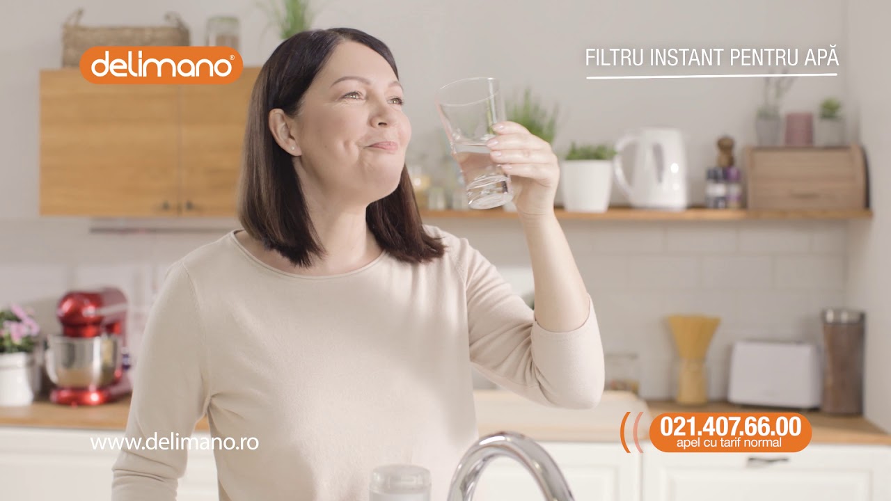 Delimano Instant Water Filter - Ofertă 1+1 GRATIS - YouTube