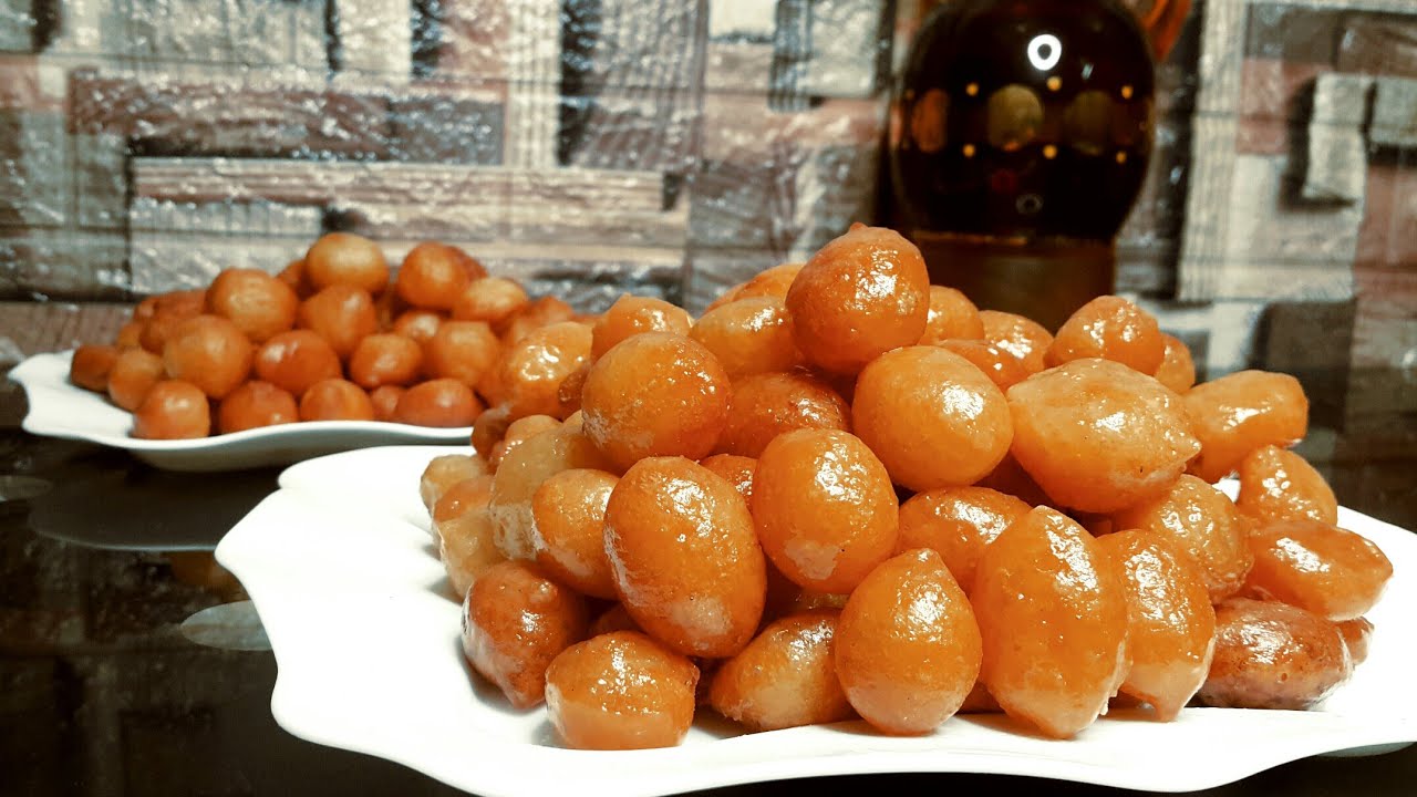 Crunchy Sweet Dumplings Luqaimat/ Arabic Sweets/ #Iftarrecipe - YouTube