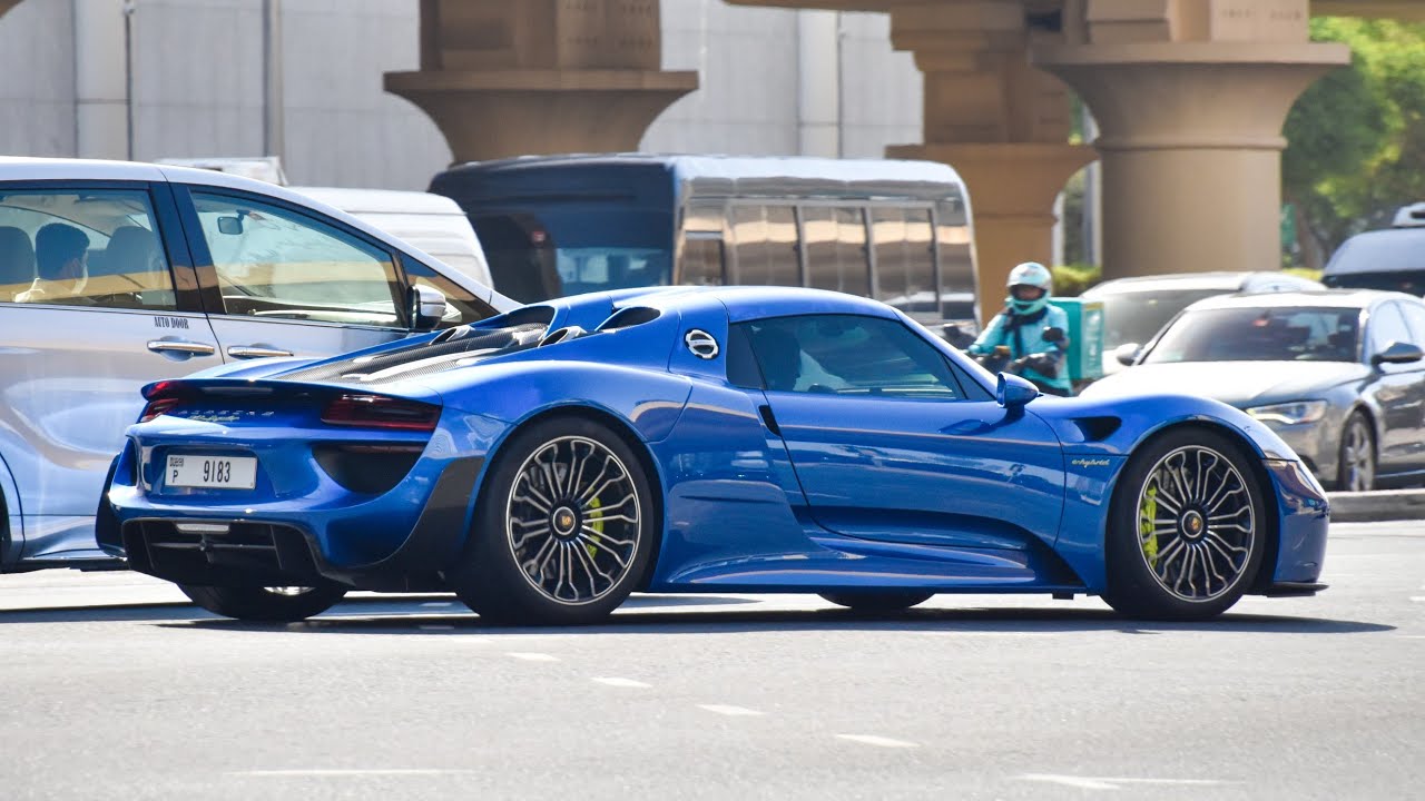Supercars in Dubai 2022 [ 20 ] (918 Spyder, Huracan STO, Rapide AMR ...