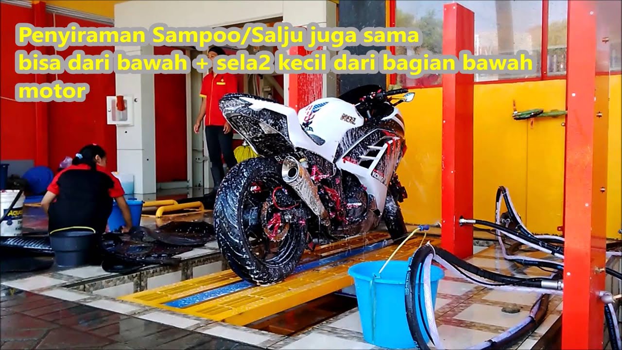 PATENT - Automatic Motorcycle Wash, BDH1, Underwash, 1600Watt - YouTube