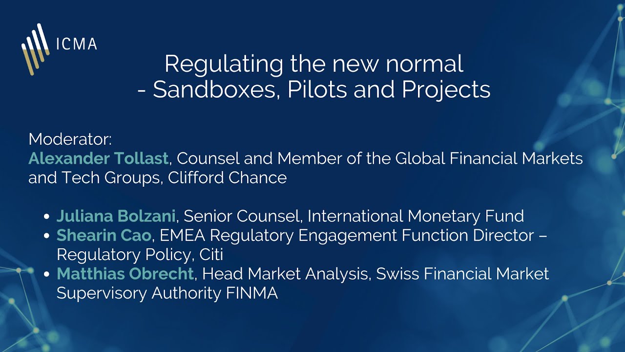 Regulating the new normal - Sandboxes, Pilots and Projects - YouTube