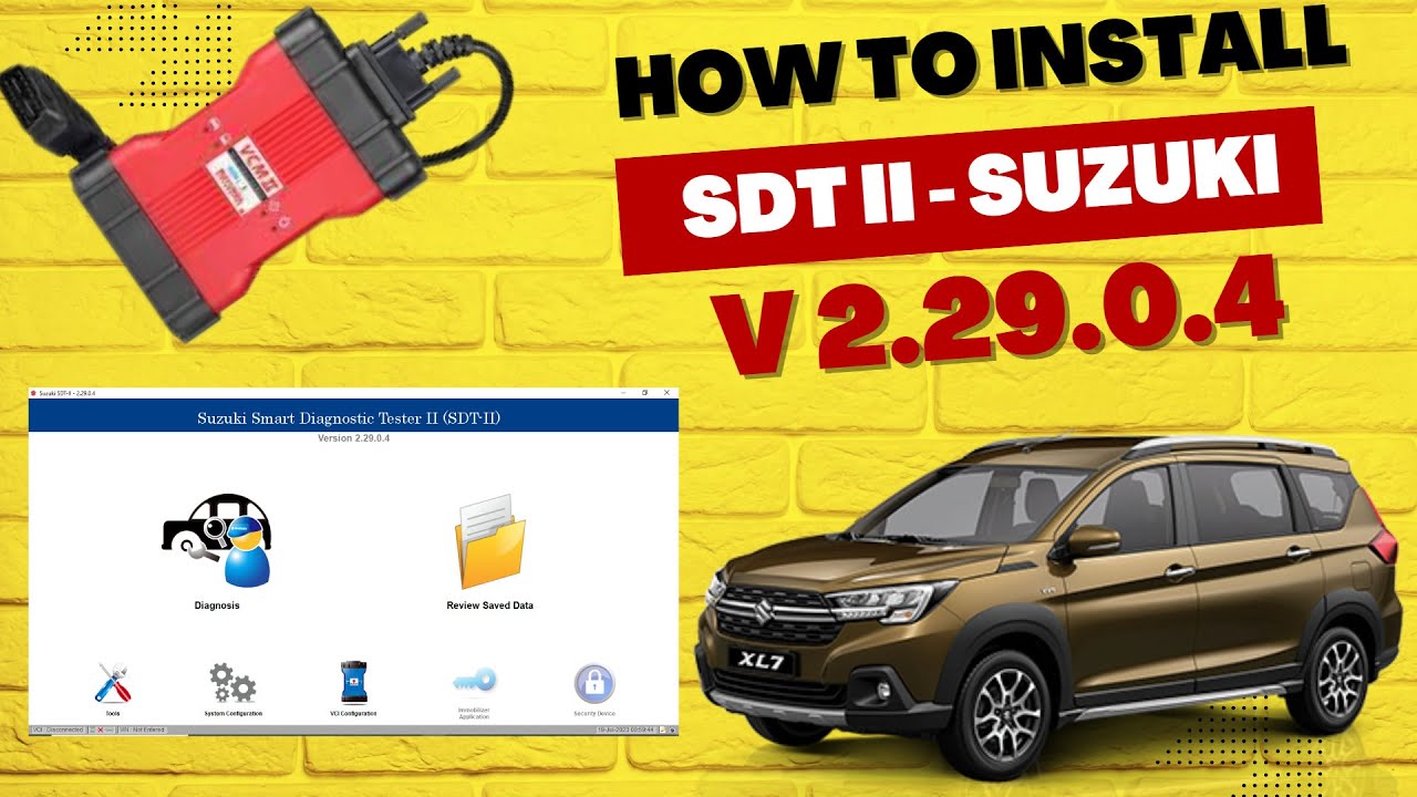 How to install and config VCM II FORD with SDT2 SUZUKI - YouTube