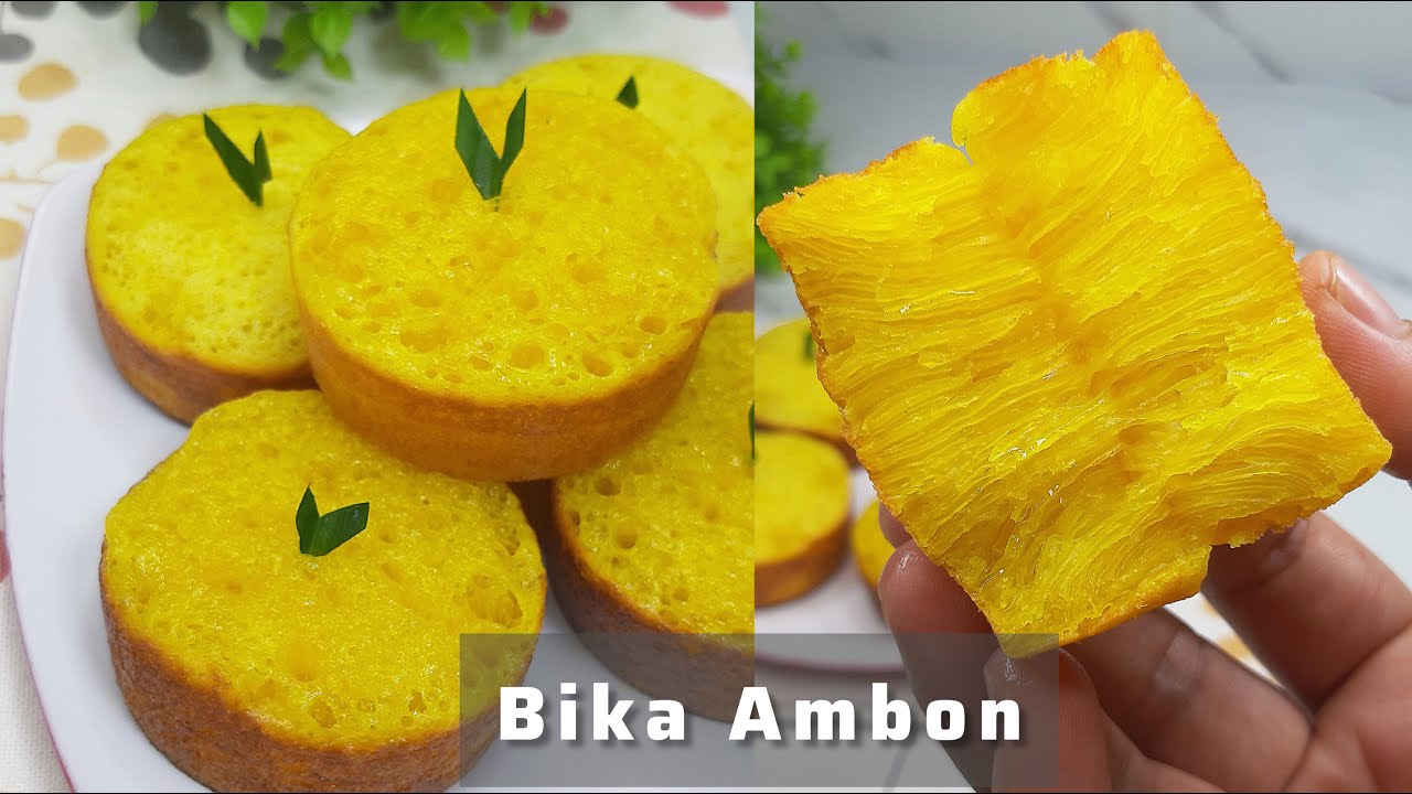 RESEP BIKA AMBON MINI PREMIUM BERSERAT - YouTube
