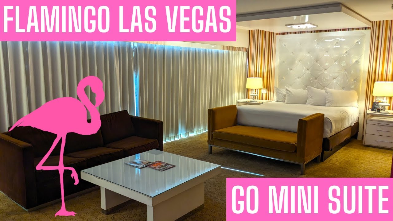 Flamingo Las Vegas - Go Mini Suite Walk Through Room Tour and Review ...