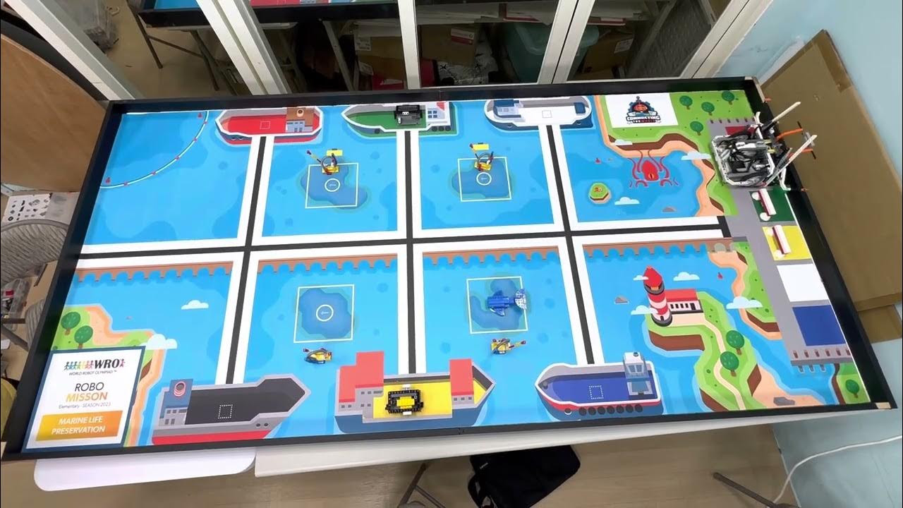 WRO 2023 elementary full score 25s,Taiwan - YouTube