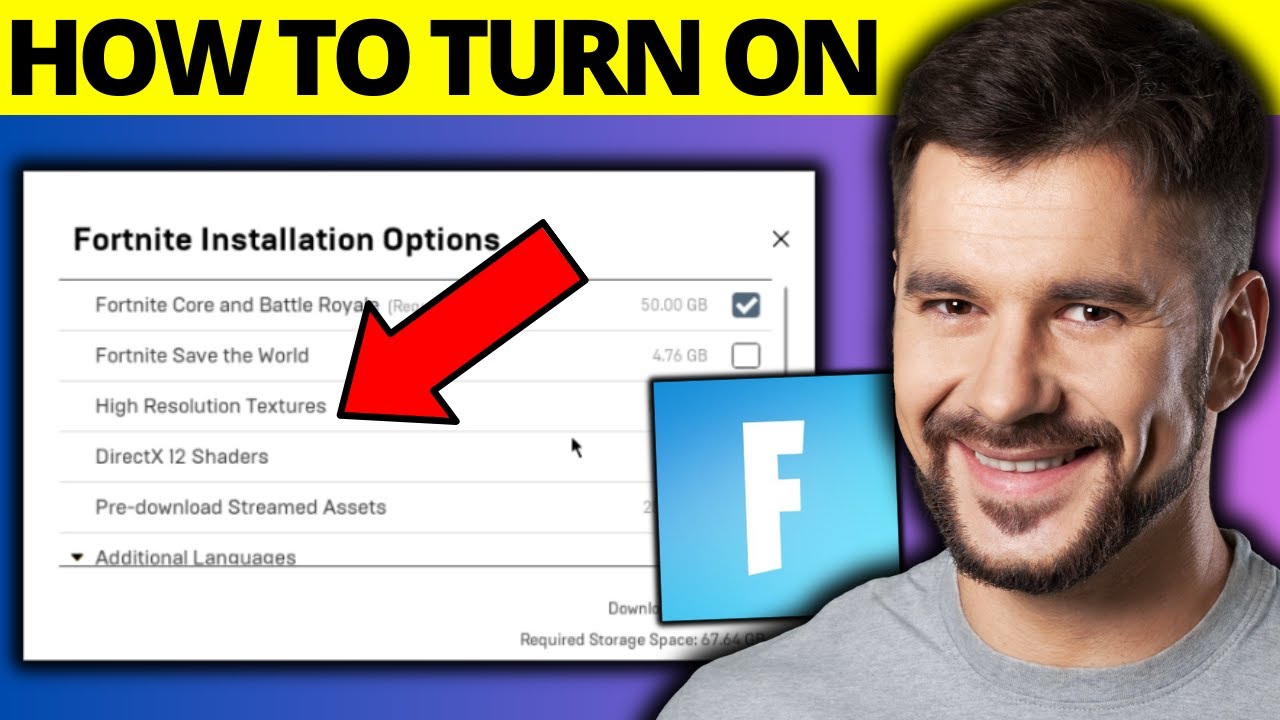 How To Turn ON OFF High Resolution Textures on Fortnite - Full Guide ...