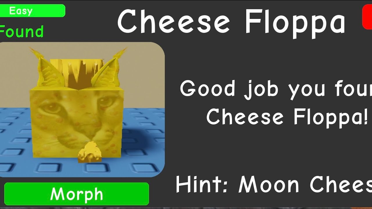 How To Get The “Cheese Floppa” | Find The Floppa Morphs #roblox #floppa ...