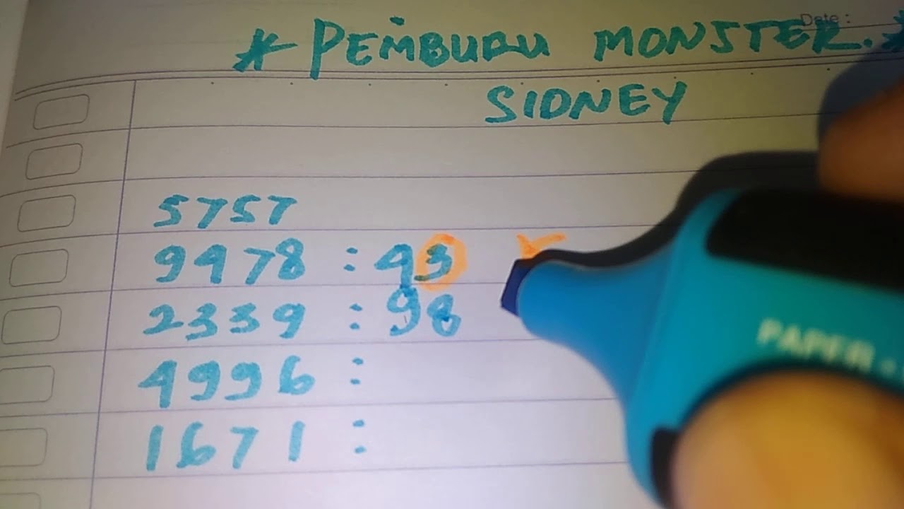 Rumus Ai 2 DIGIT SIDNEY jitu - YouTube
