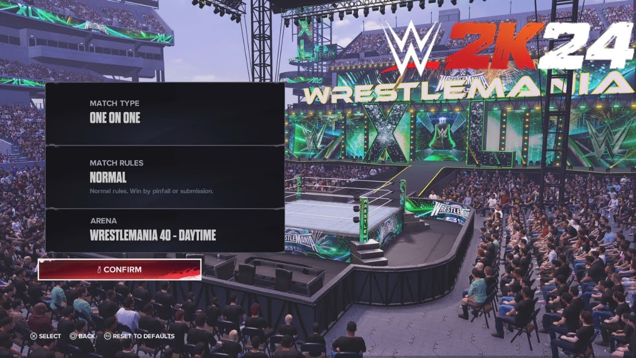 WWE 2K24 - Wrestlemania 40 Arena (Official) - YouTube