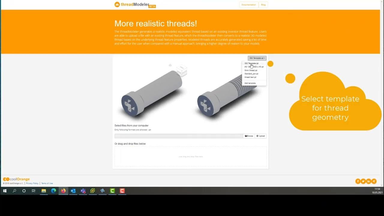threadModeler online - YouTube