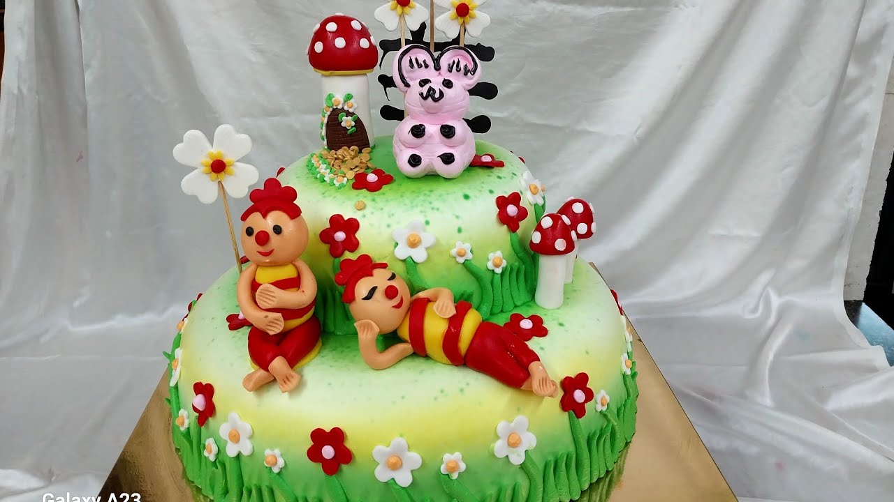 Happiest parents cake decoration/Fondant cake decoration/ Happy ...