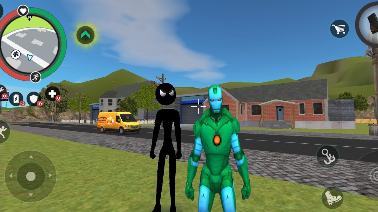 Stickman Rope Hero 2 :Mafia City #12 - Android Gameplay - YouTube