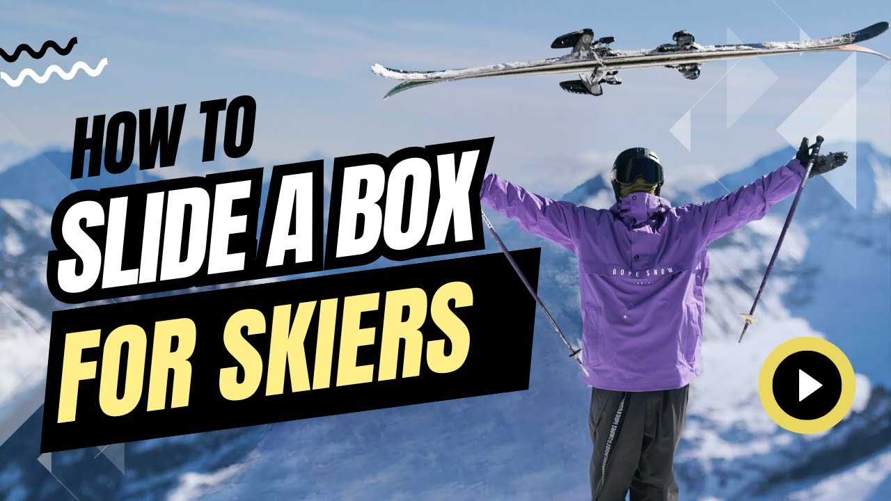First Time Sliding a Box | Snowpark Beginner Tips - YouTube