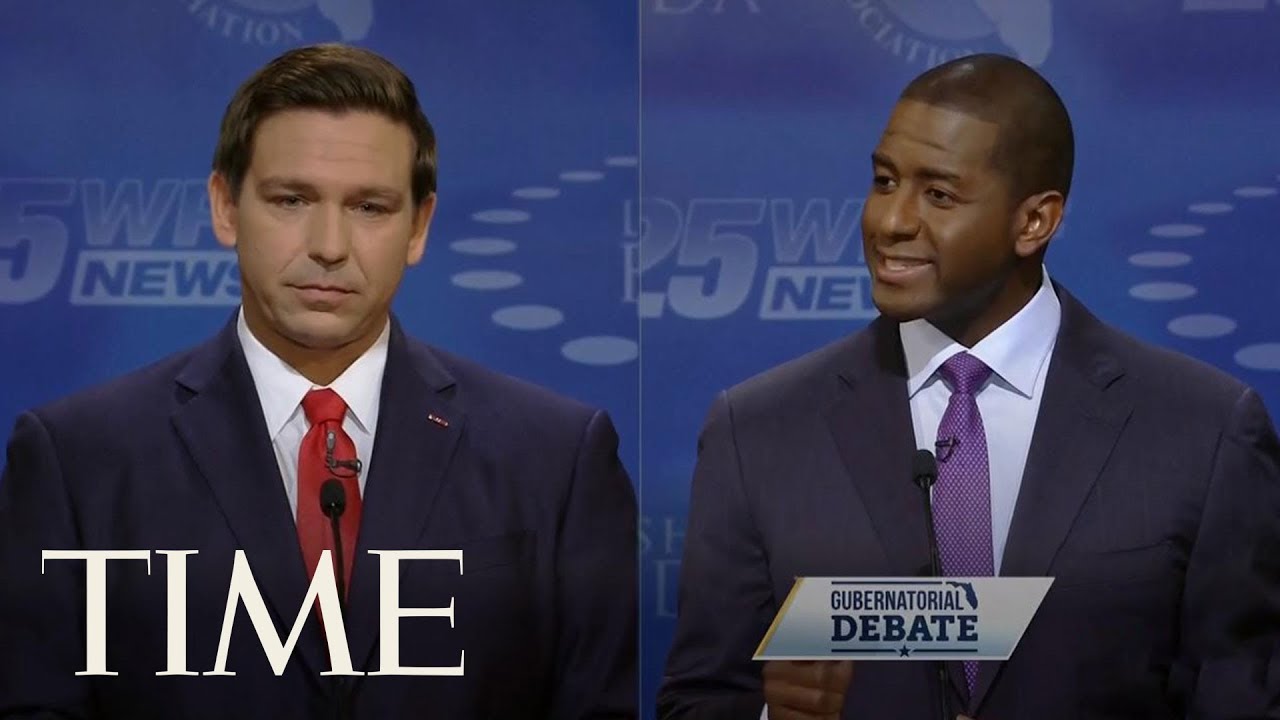 Andrew Gillum And Ron Desantis Florida Governor Debate Gets Heated ...