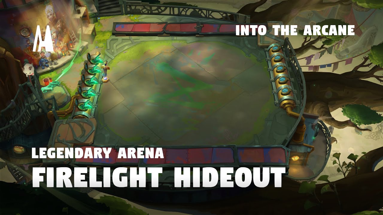 FIRELIGHT HIDEOUT - LEGENDARY ARENA SKIN | TFT SET 13 - YouTube