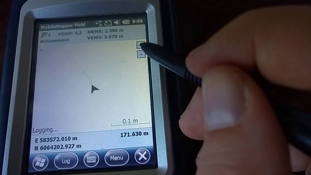 MobileMapper Field programos naudojimas - YouTube