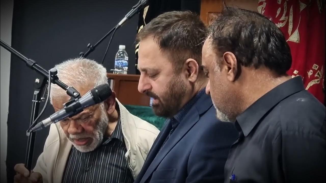 Dr Ghazanfar Hassan Taqvi & Brothers Recite 8th. Muharram 1446H Masjid ...