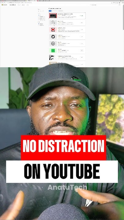 How to avoid distractions and bingeing on YouTube #tech #youtube #videos #chrome #edge - YouTube