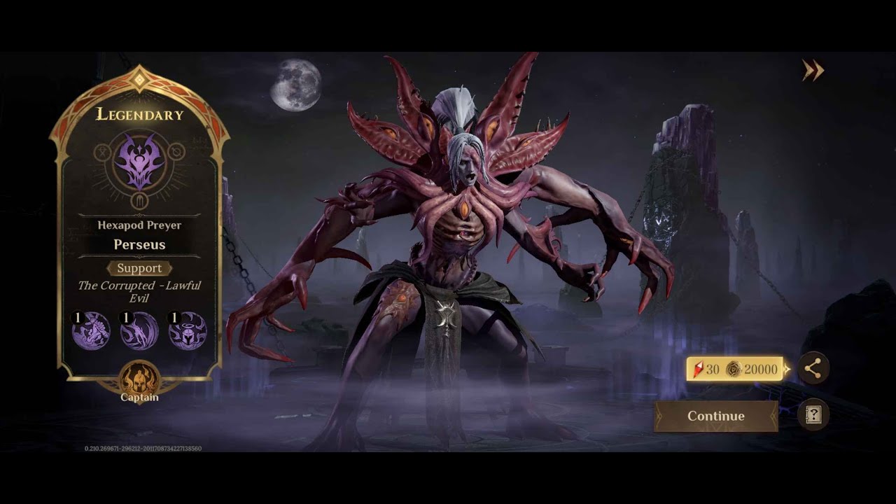 Hero highlight: Perseus S4 Dragonheir: Silent Gods. - YouTube