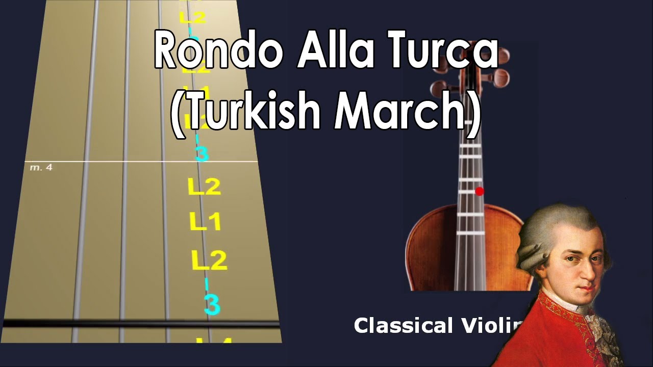Rondo alla turca (Turkish March) - Mozart - Violin Tab - YouTube