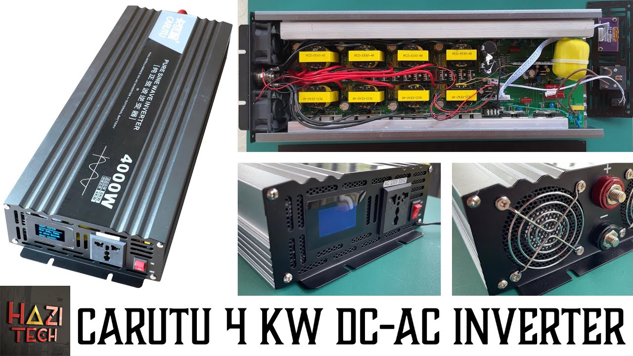 One Of The Best DC-AC Inverters | Carutu 4 kW | Inside View & Adding ...