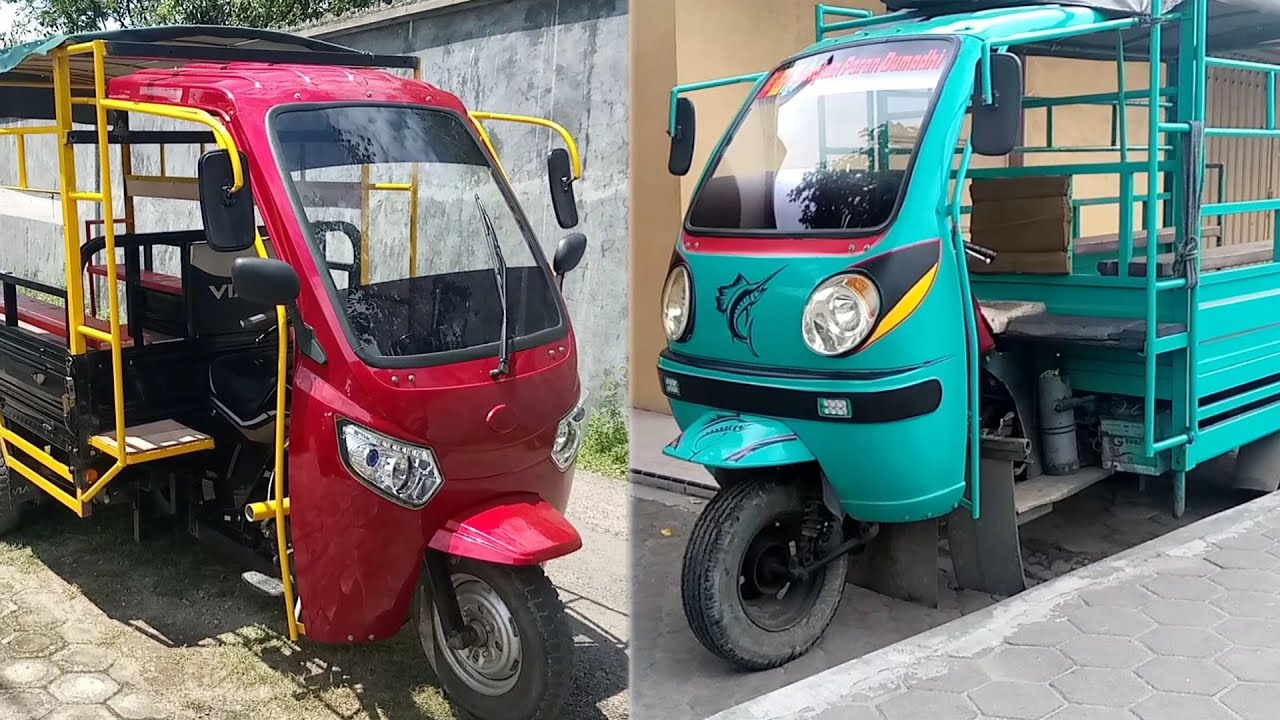 potret modifikasi roda tiga bayak fungsi (Viar) - YouTube