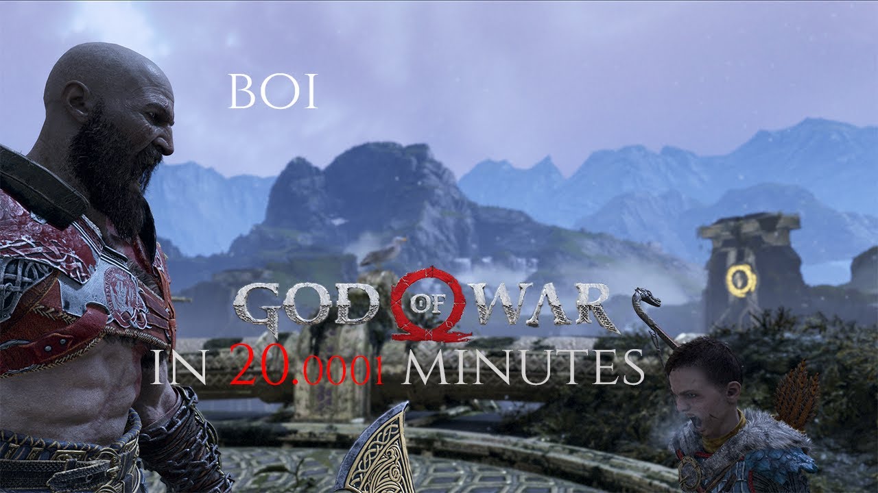 God of War 2018 in 20.0001 minutes - YouTube
