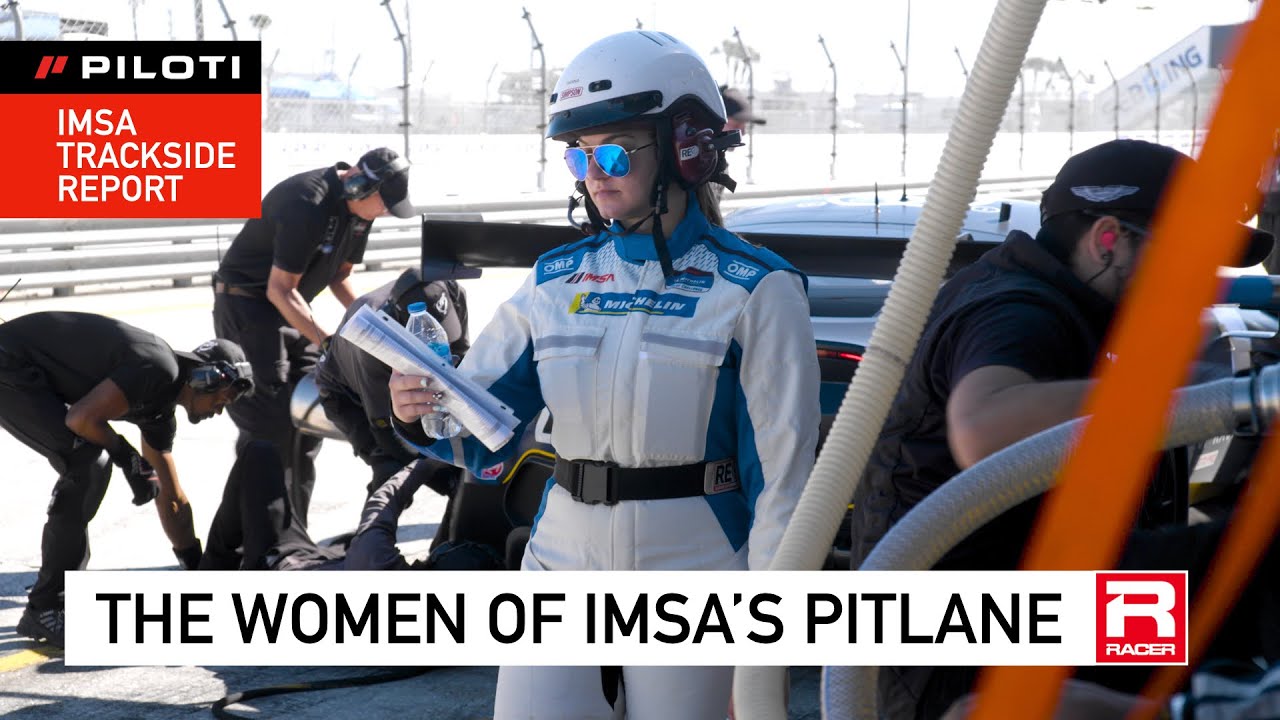 The Women of IMSA's Pit Lane presented by PILOTI - YouTube