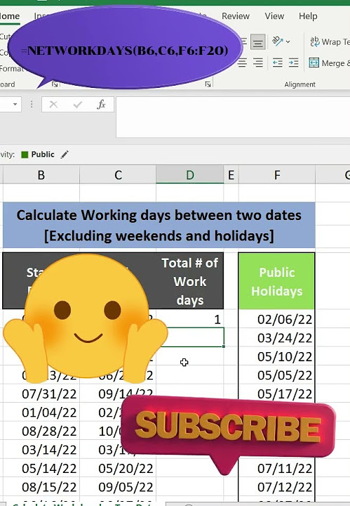 Calculate Working days between two dates[Excluding weekends and ...