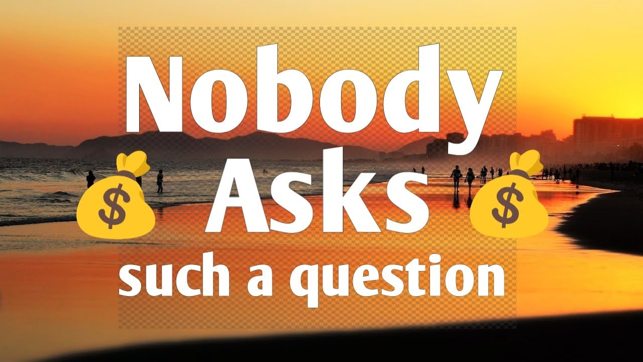 Nobody Asks such a question | Answer "A" or "B" | Never miss it - YouTube