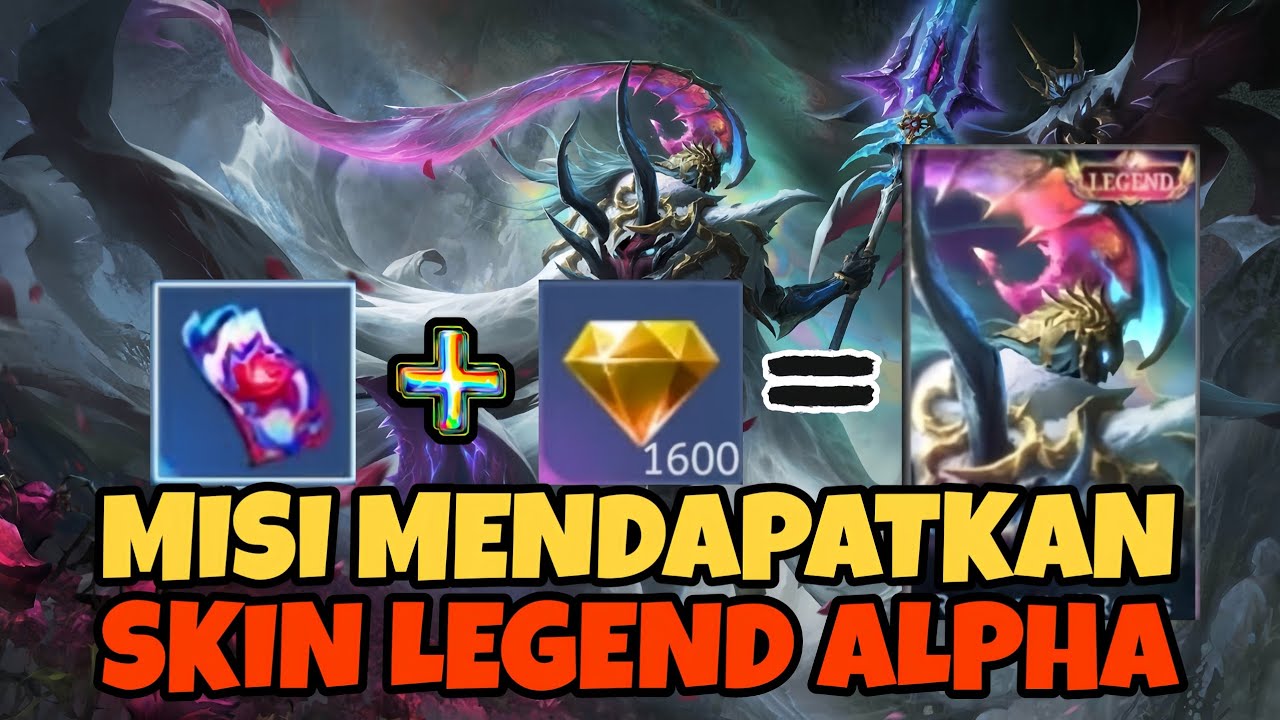 Gacha Harian Skin Legend Alpha Revenant Of Roses + Tiket & Diamond ...