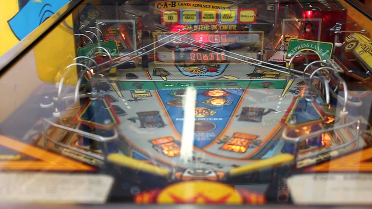 My Williams Taxi pinball machine - in HD - YouTube
