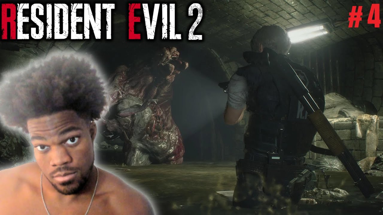 Sewer Monsters!! | Resident Evil 2 | Blind Playthrough | Part 4 - YouTube