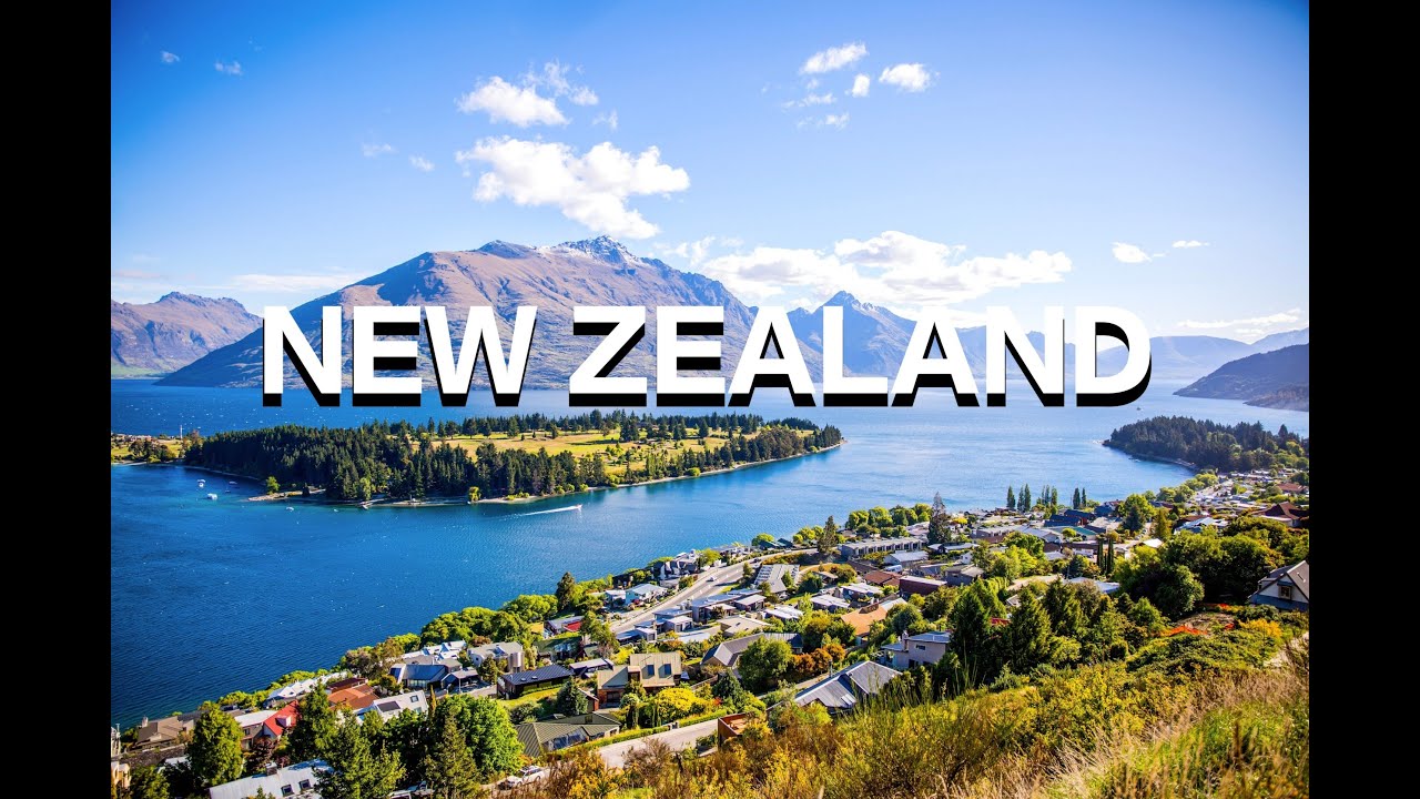 FLYING OVER NEW ZEALAND (4K UHD) - Relaxing Music Along With Beautiful ...