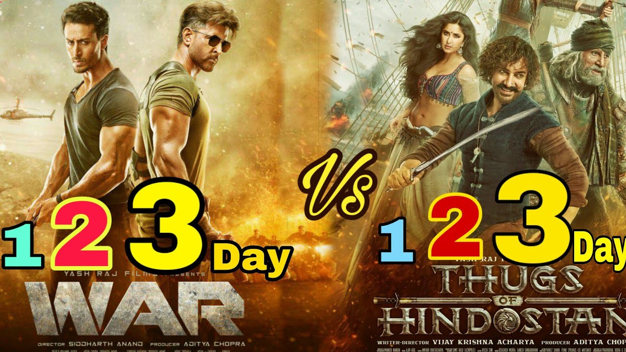 War Movie 3rd Day Box Office Collection | War 2nd Day Collection ...