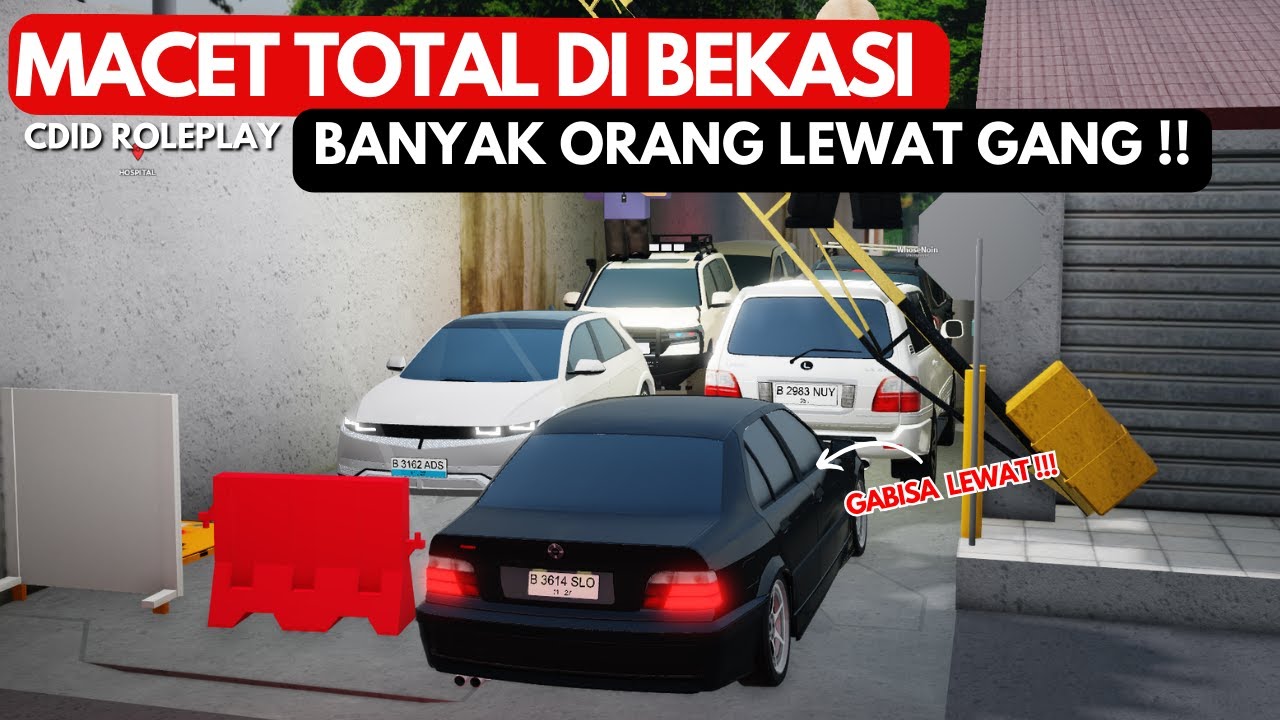 MACET TOTAL DI BEKASI GARA-GARA SEMUA ORANG LEWAT GANG !! CDID ROLEPLAY ...
