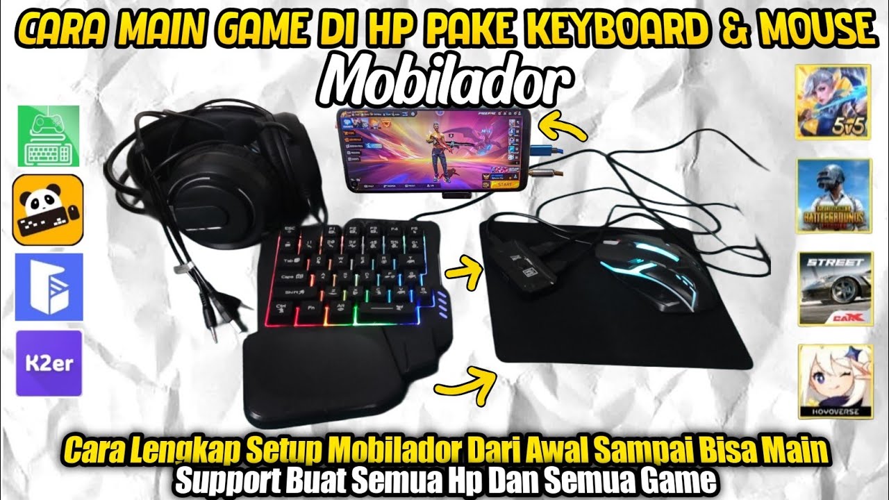 AUTO DIKIRIA PAKAI PC 🖥️ Cara Membuat Setup MOBILADOR Terbaik‼️Cara ...