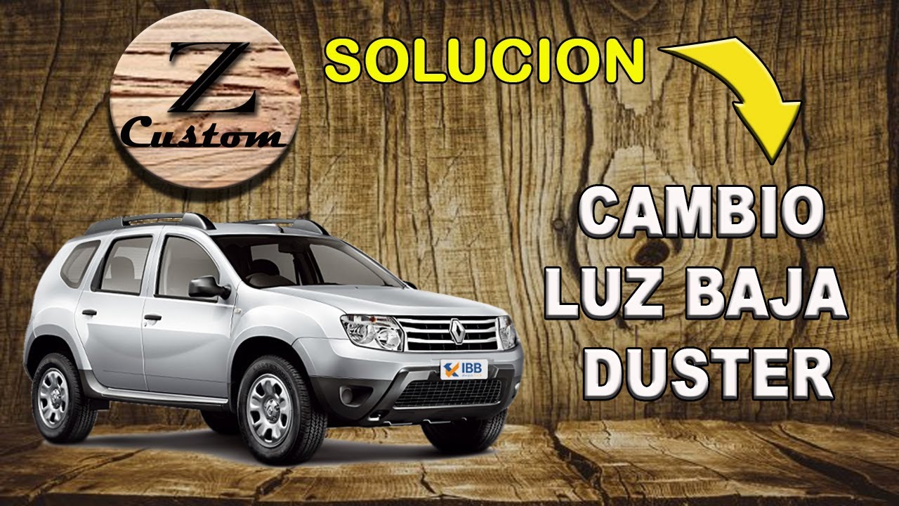 Cambios de luz de Baja Renault Duster , lampara H7 12V 55W , tambien ...