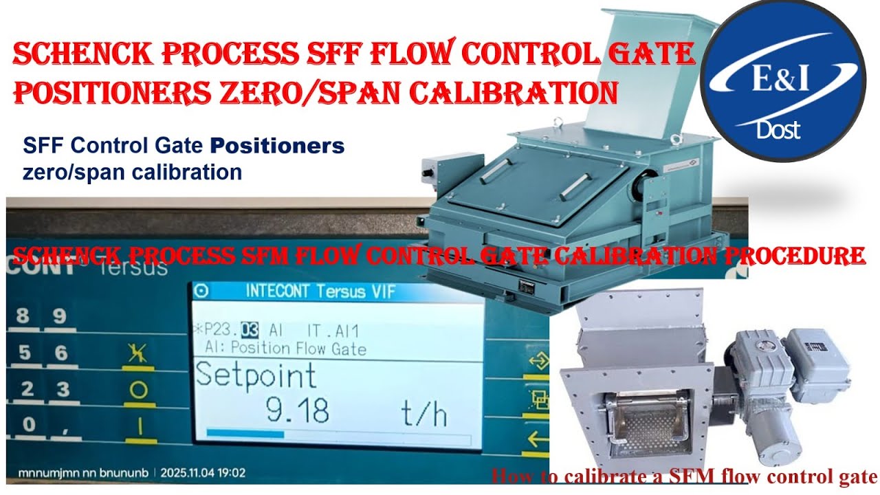 Schenck Process SFM flow control gate calibration step | flow control ...