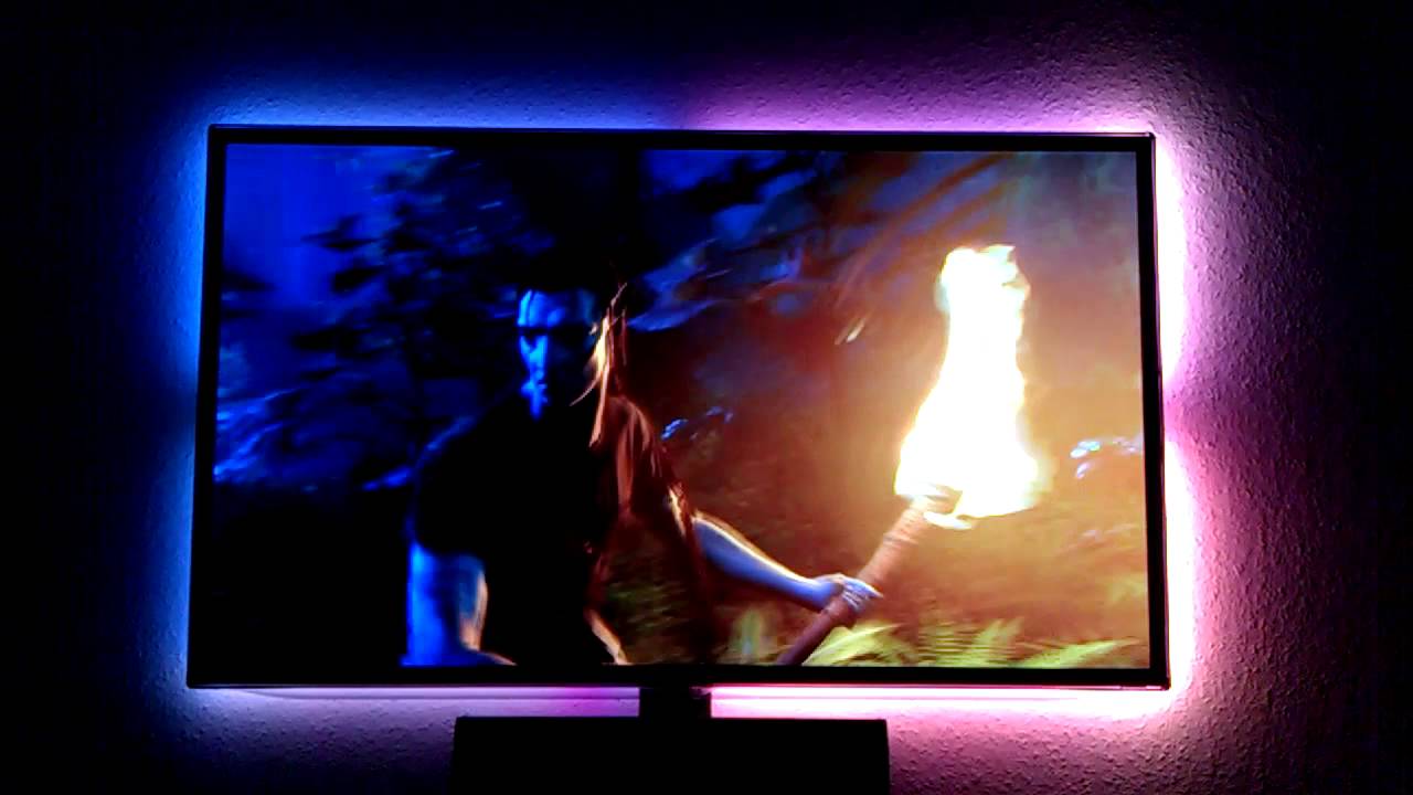 Karatelight 8ch an Dreambox DM800se Avatar Samsung 46ES6100 - YouTube