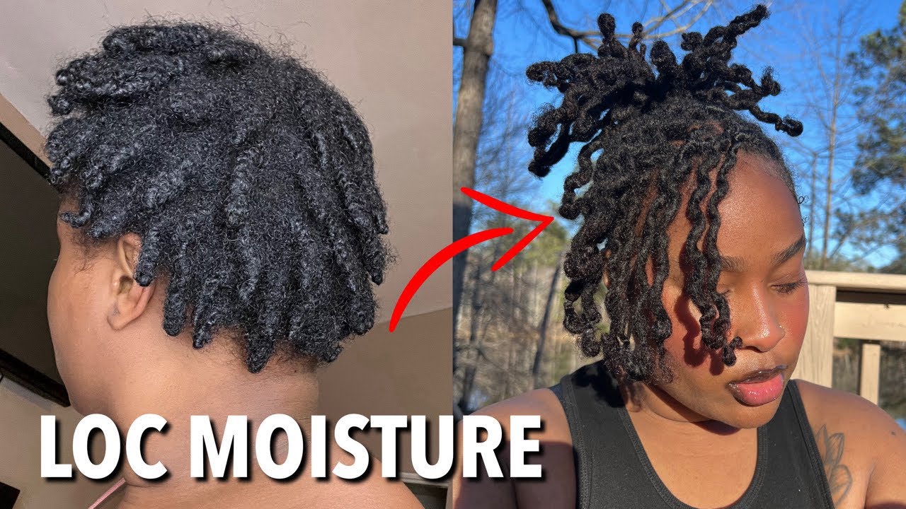 How to moisturize locs daily 💦 (UPDATED) - YouTube