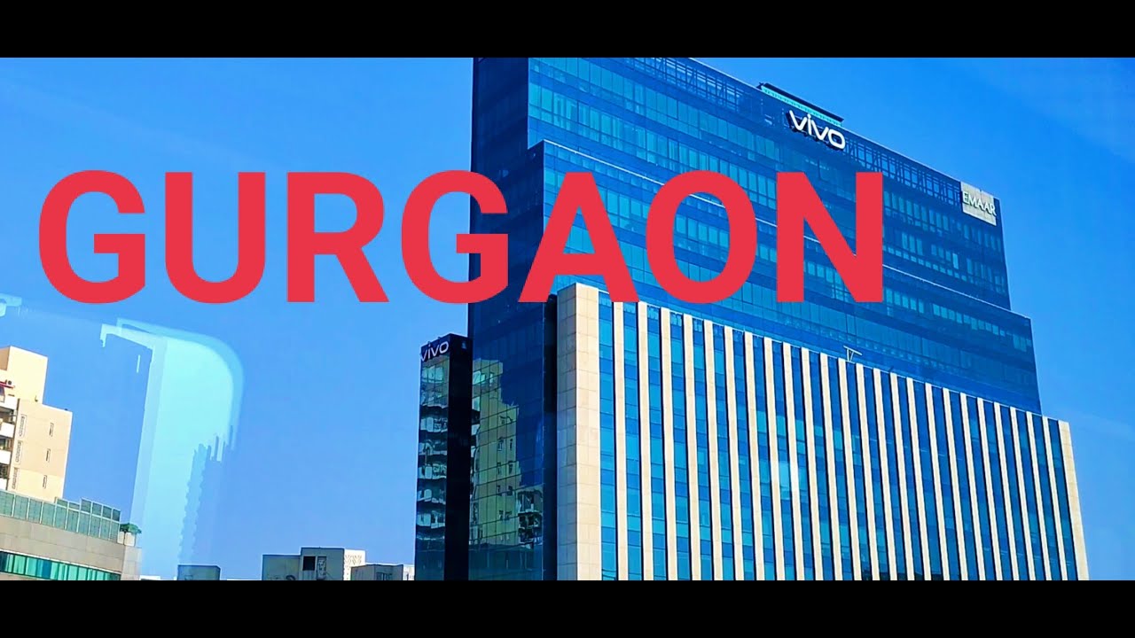 Gurgaon city tour | Infrastructure of Gurgaon | How rapid metro covered ...