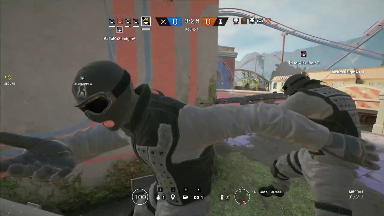 Full recruit match with SAS loadout - #rainbowsixsiege - YouTube